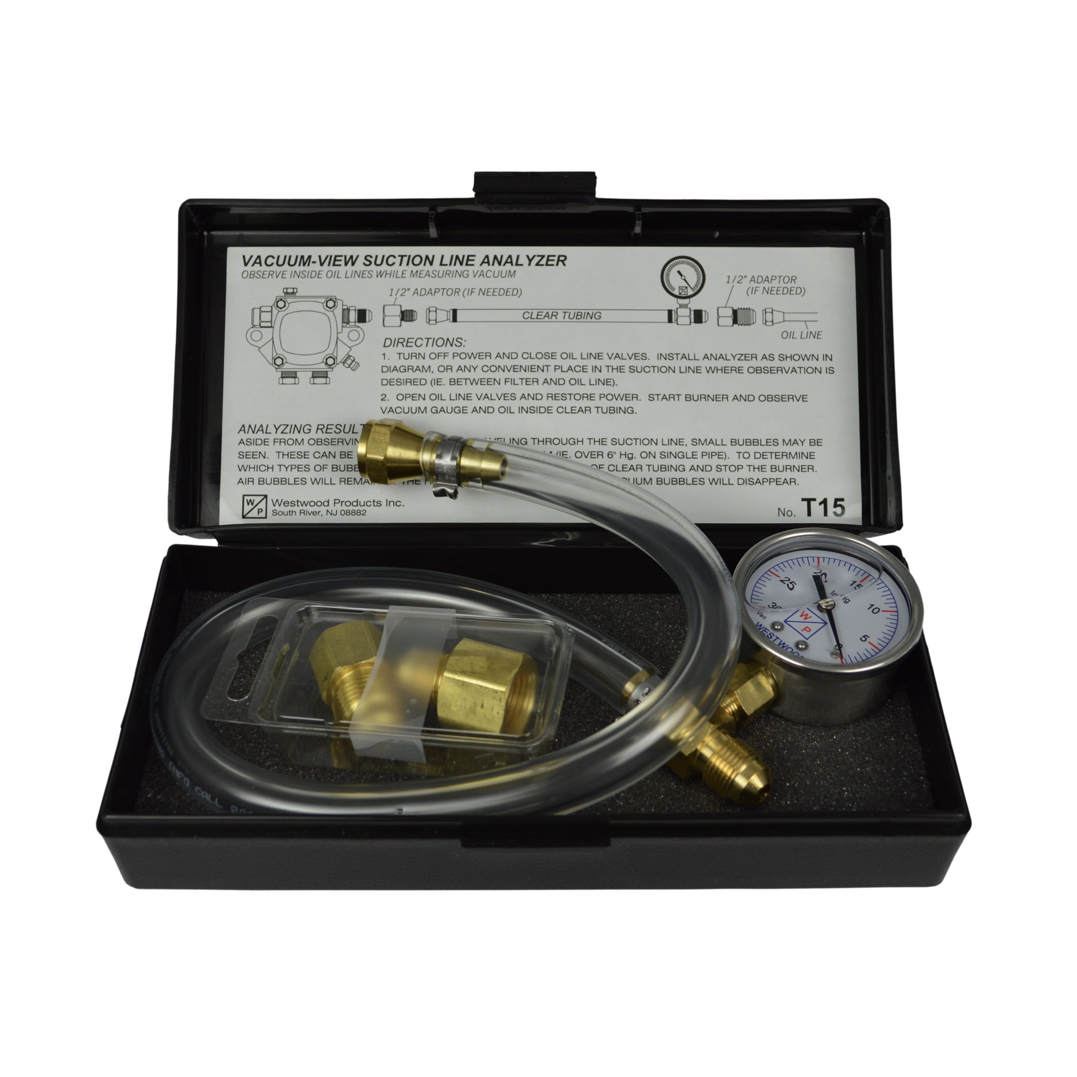 “Vacuum-View” Suction Line Analyzer | T15 | Beckett Corporation
