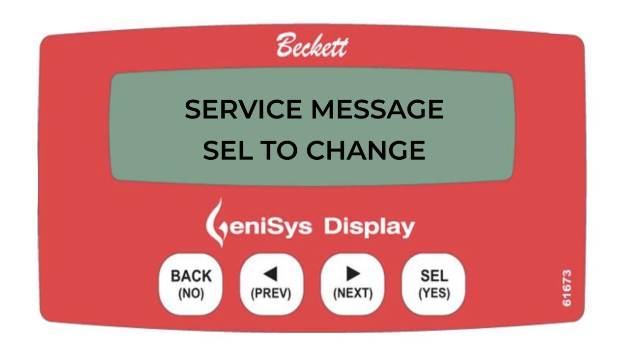 GeniSys Display Service Message | Beckett Corporation
